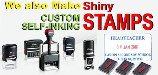Shiny Self-inking Rubber Stamps